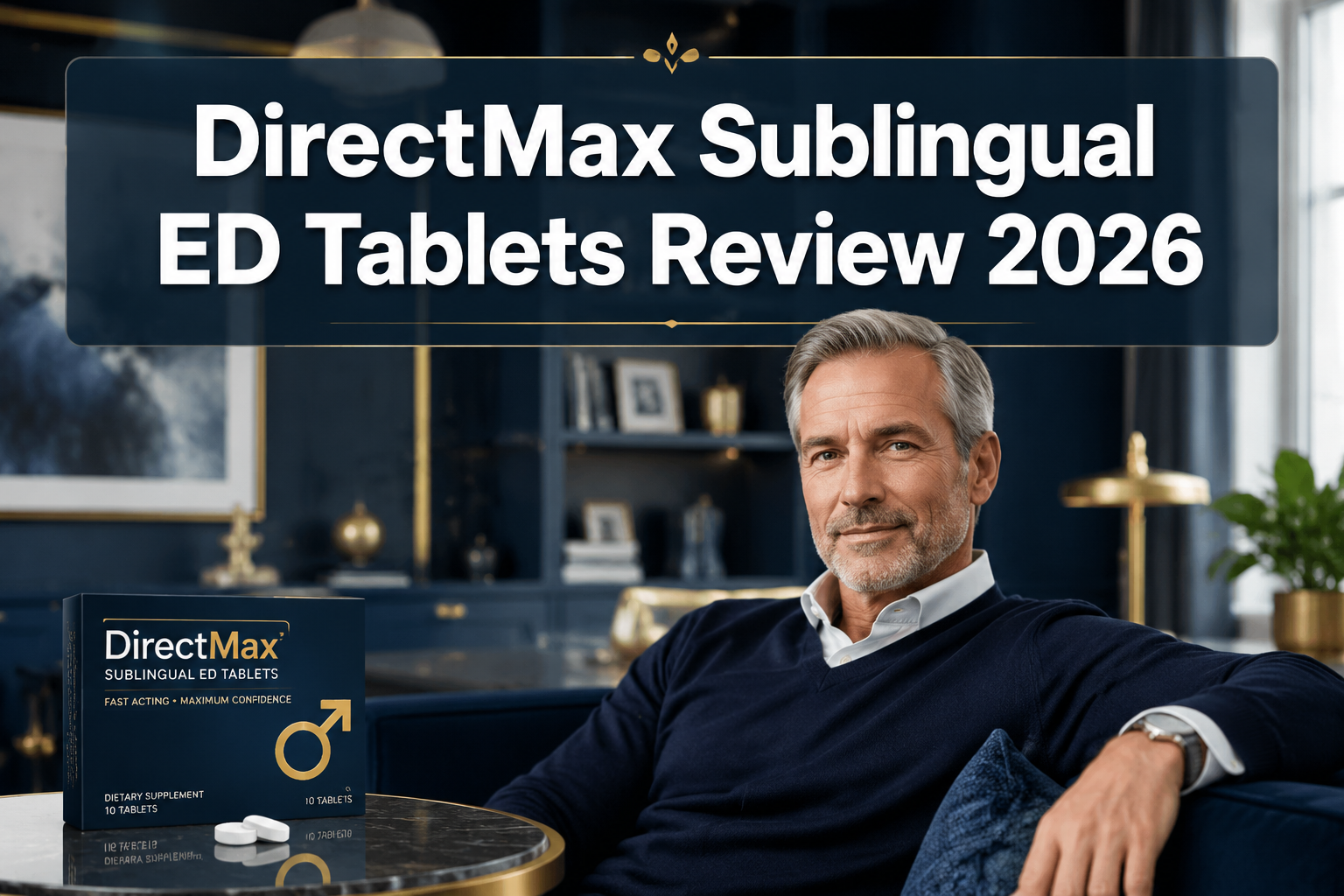 DirectMax Sublingual ED Tablets Review 2026: Worth It?